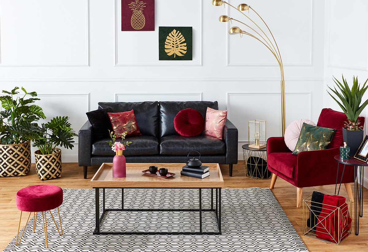 Déco rouge : idéale pour raviver une pièce terne - Blog BUT