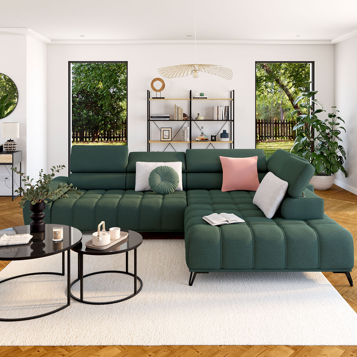 Quelles couleurs avec votre canapé vert foncé ? – Blog BUT