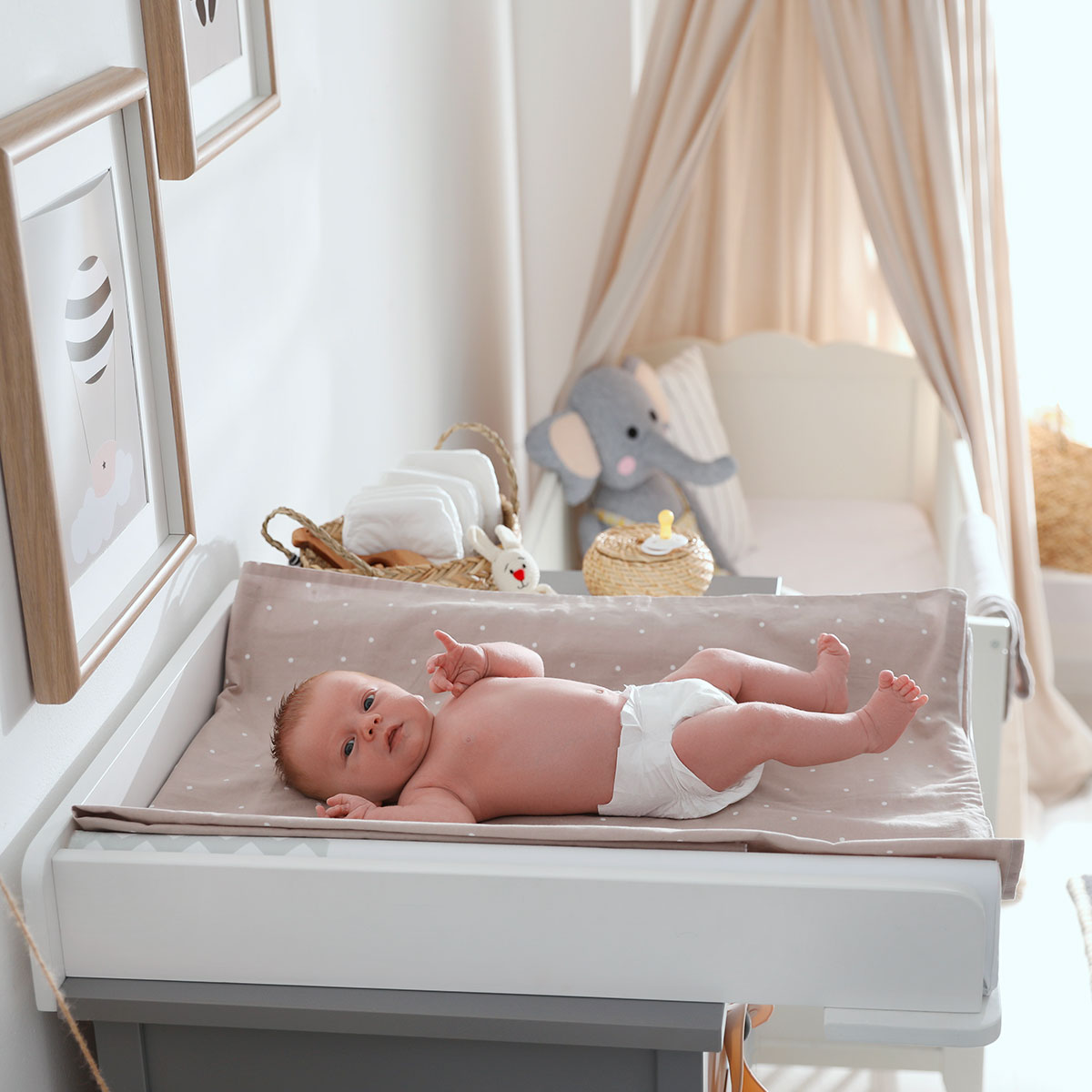 Organisation de la table à langer pour prendre soin de bébé – Blog BUT