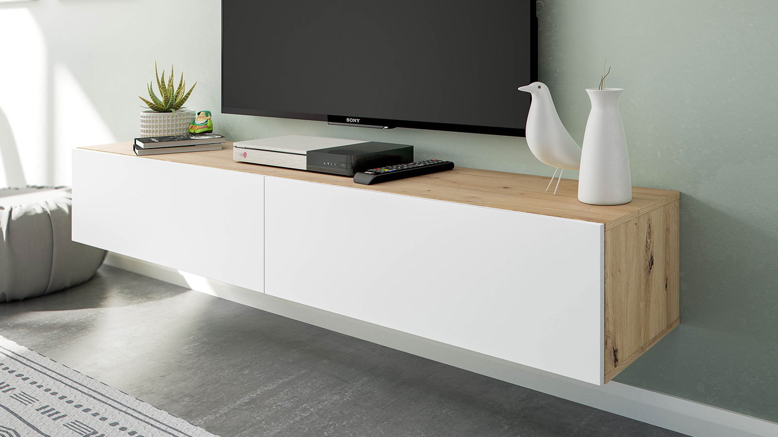 Meuble Rangement Mural Suspendu