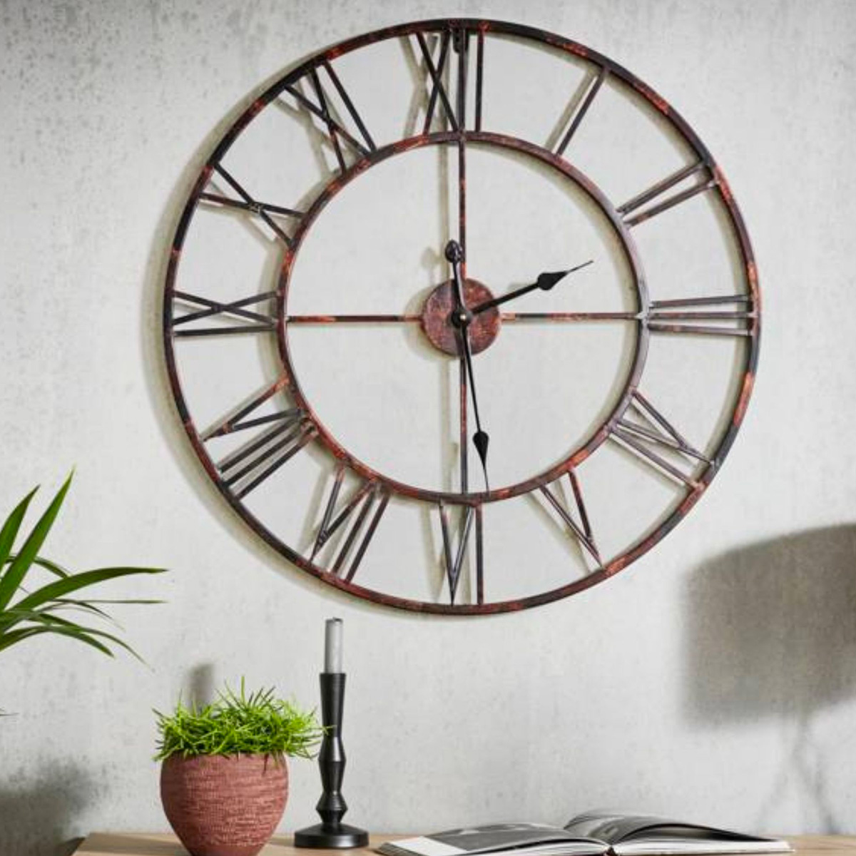 Horloge Murale En Mtal