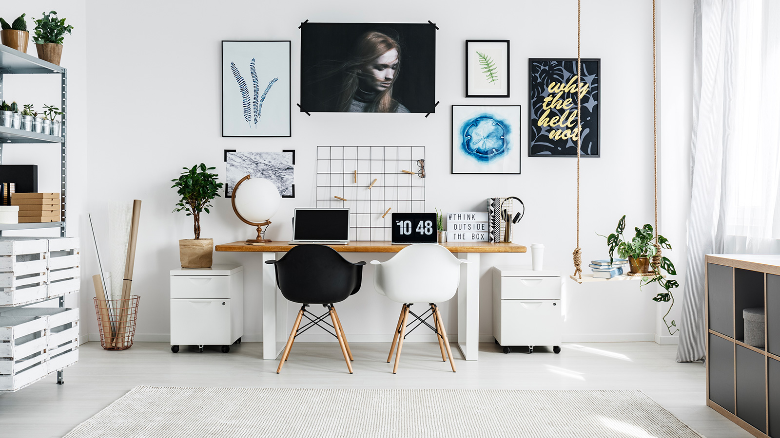 Idées pour aménager un bureau double – Blog BUT